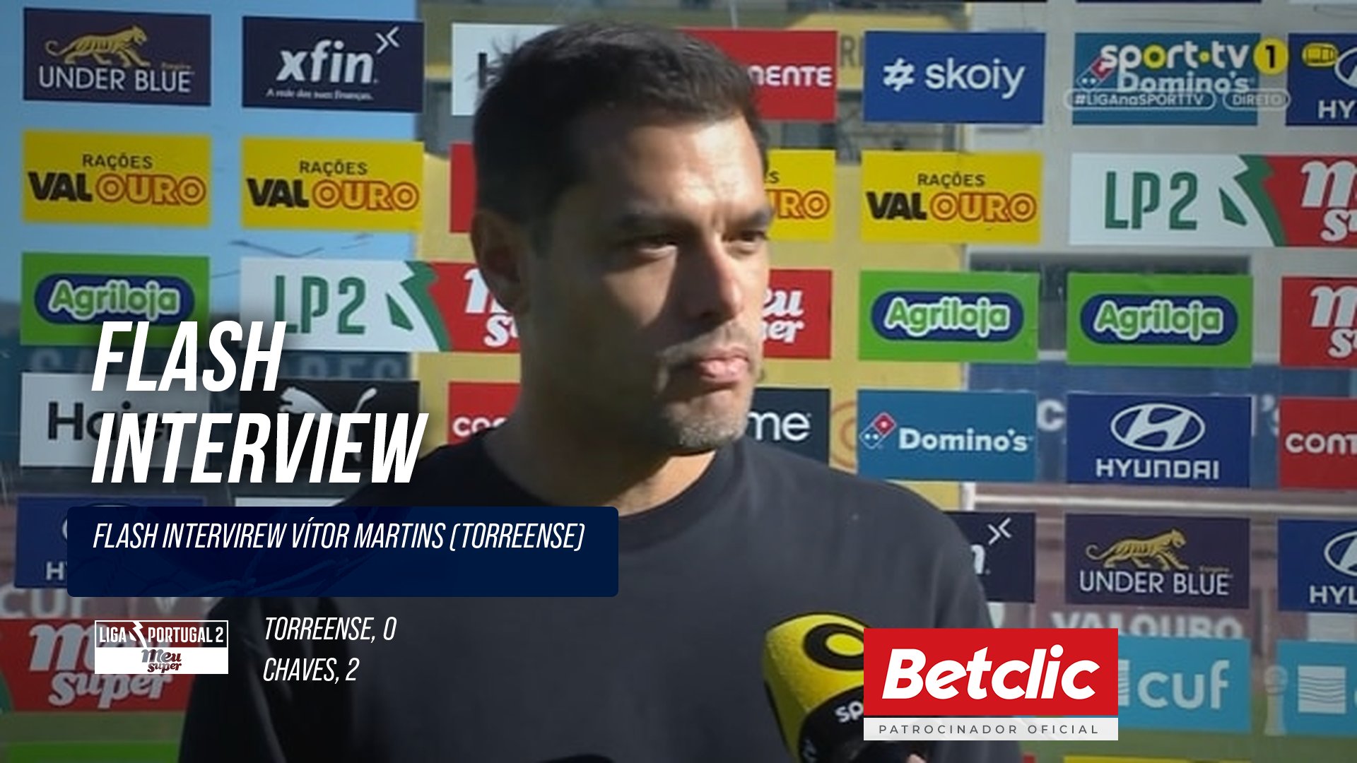 Vídeo - Torreense X Chaves - Flash Intervirew Vítor Martins (Torreense)