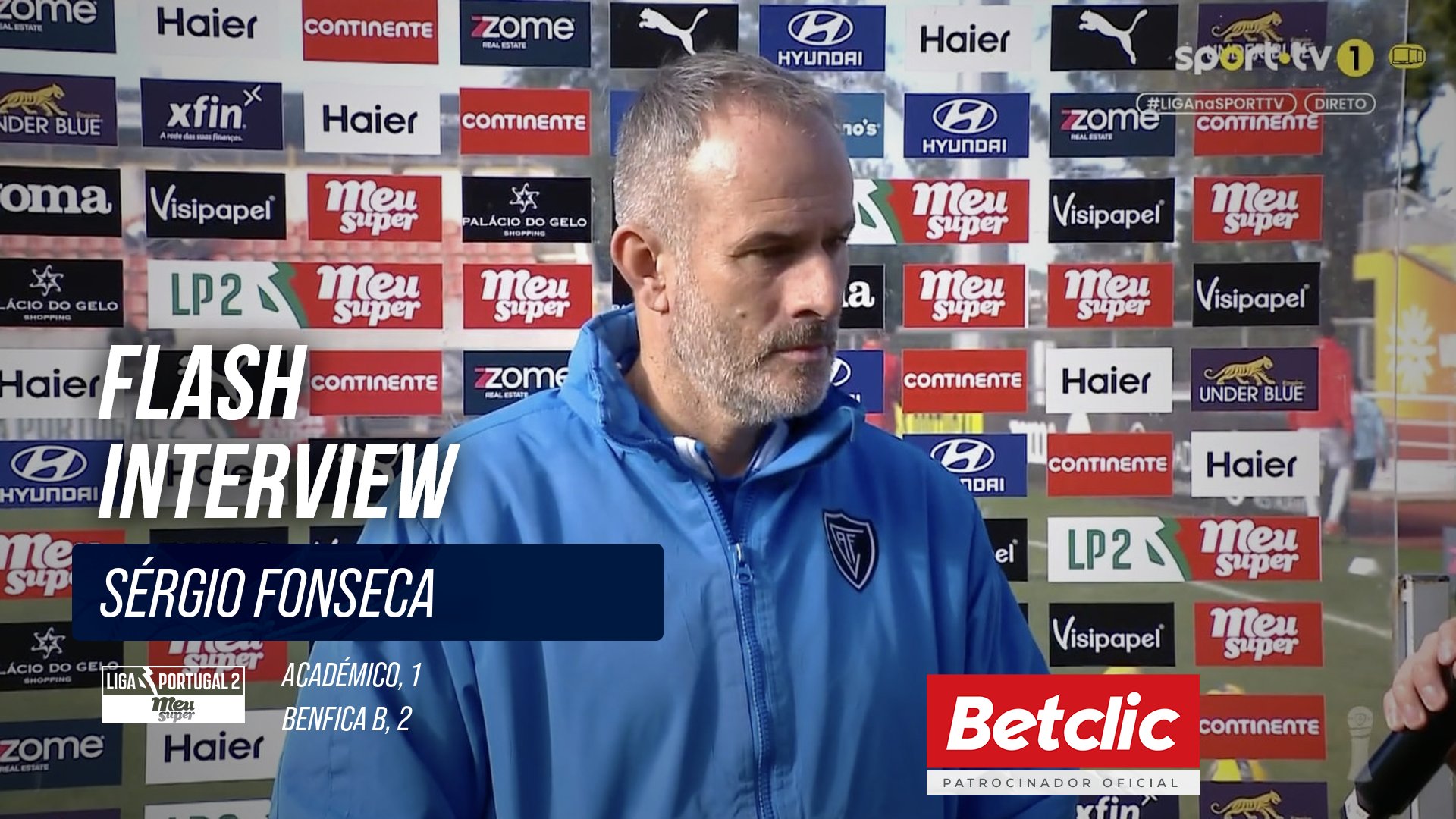 Vídeo - Académico X Benfica B - Flash Interview Sérgio Fonseca (Académico)