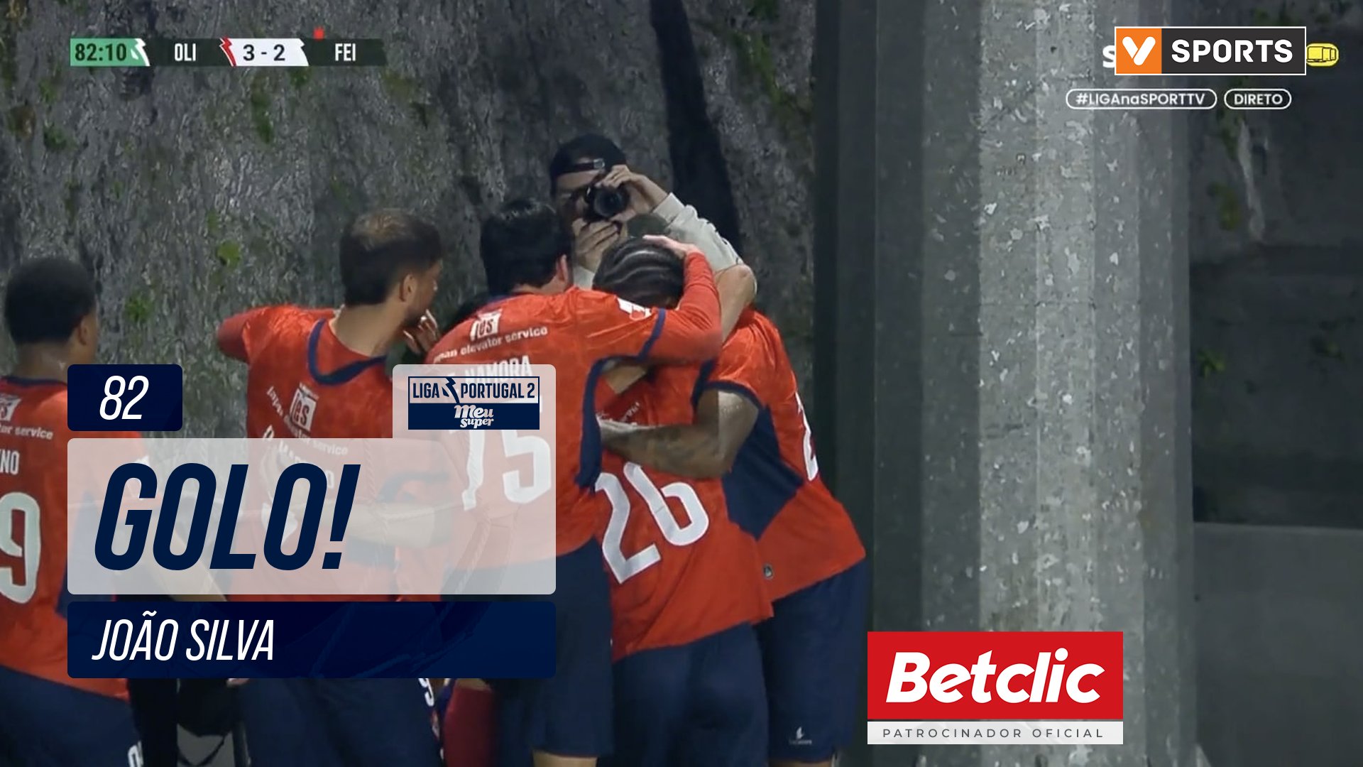 Liga Portugal - GOLO! UD Oliveirense, João Silva aos 82', UD ...