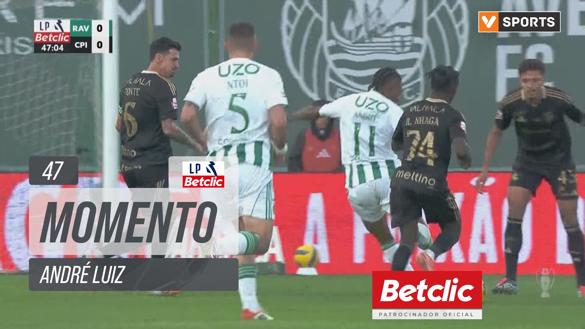 Rio Ave X Casa Pia - Rio Ave, Jogada, André Luiz, 47m