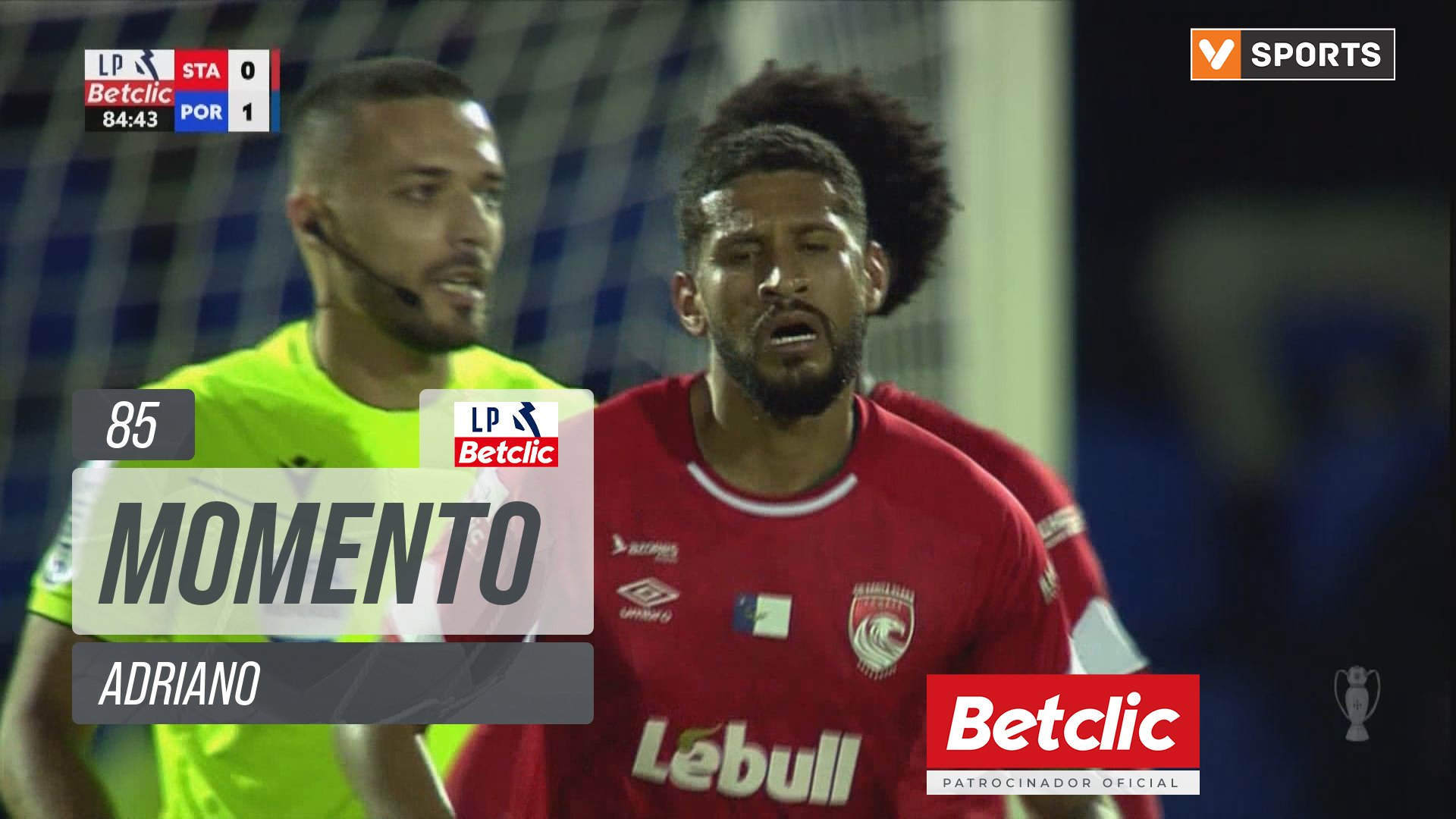 Liga Portugal - Santa Clara, Jogada, Adriano aos 85'