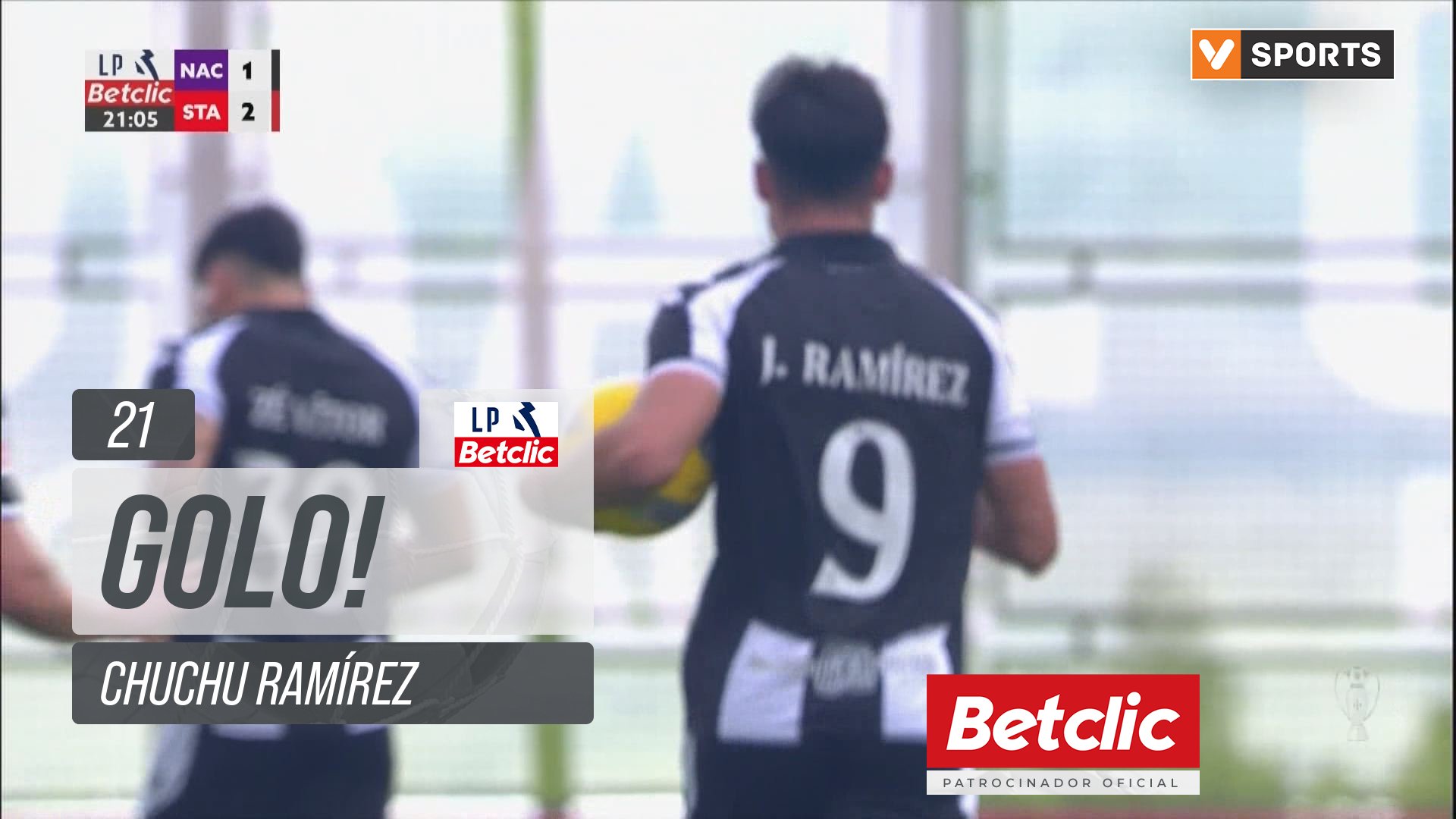 GOLO! Nacional, Chuchu Ramírez aos 21', Nacional 1-2 Santa Clara :: Golos :: Videos :: zerozero.pt