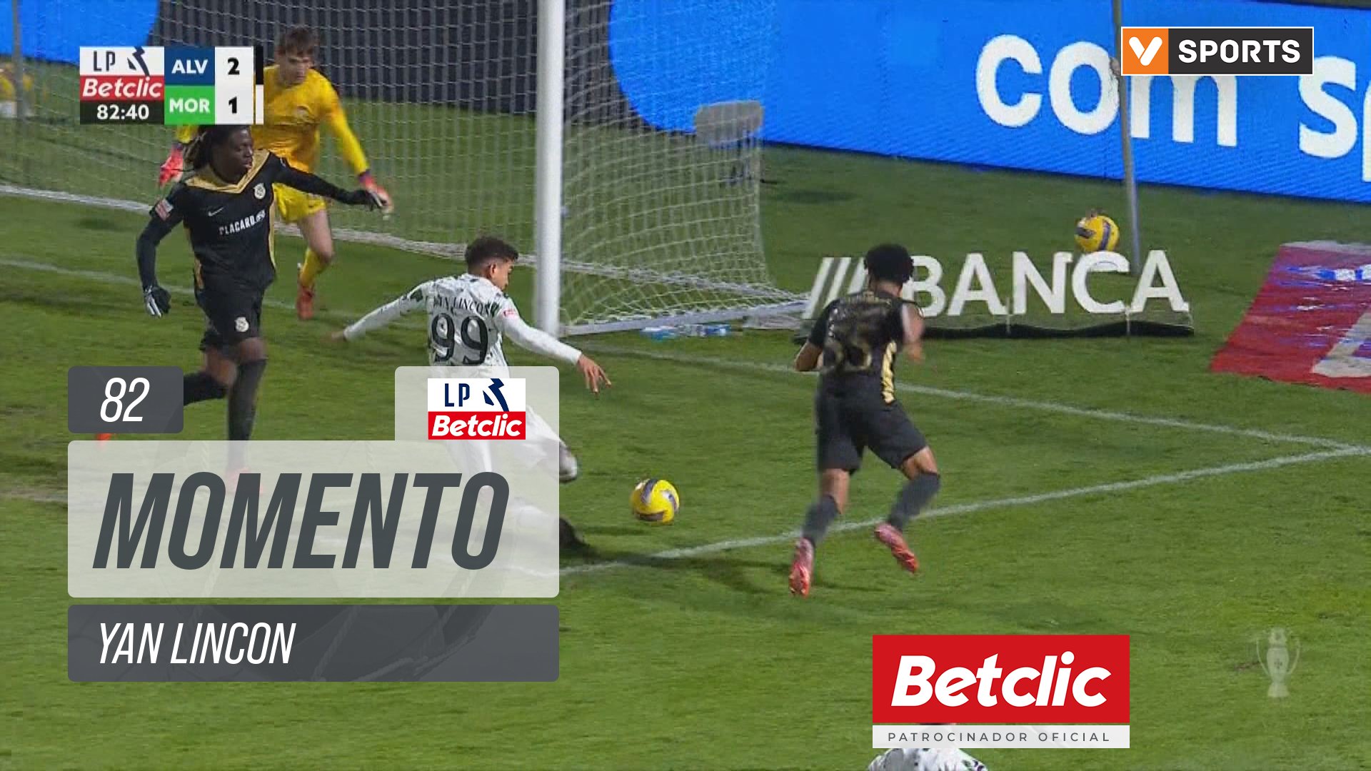 Vídeo - Alverca X Moreirense - Moreirense, Jogada, Yan Lincon, 82m