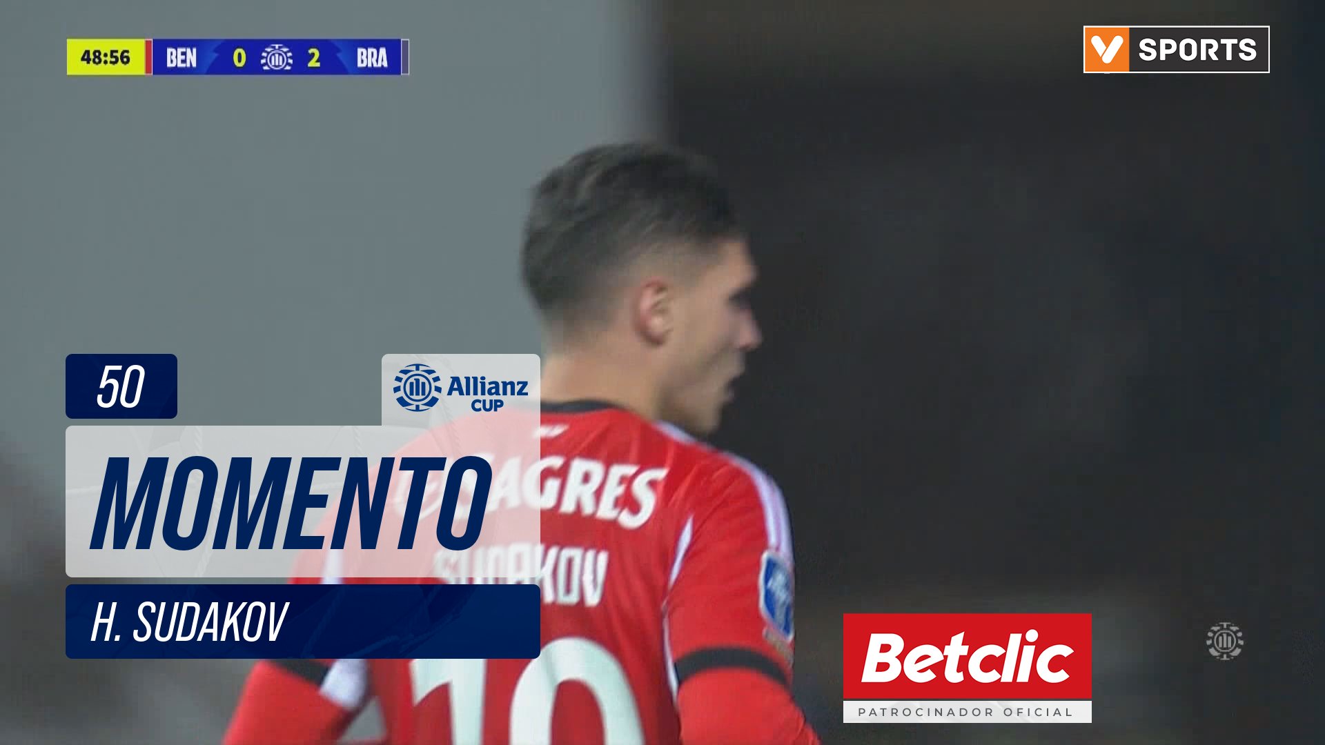 Liga Portugal - SL Benfica, Jogada, H. Sudakov aos 50'